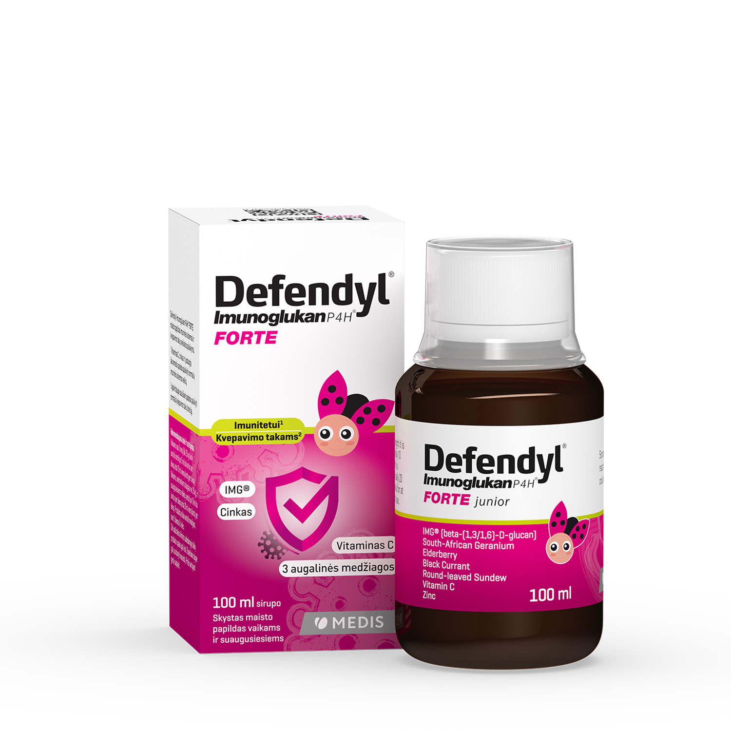 Defendyl-Imunoglukan P4H FORTE junior - Defendyl